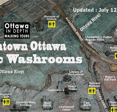 Washroom Map of Downtown Ottawa – Walking Tours of Ottawa that Go ...